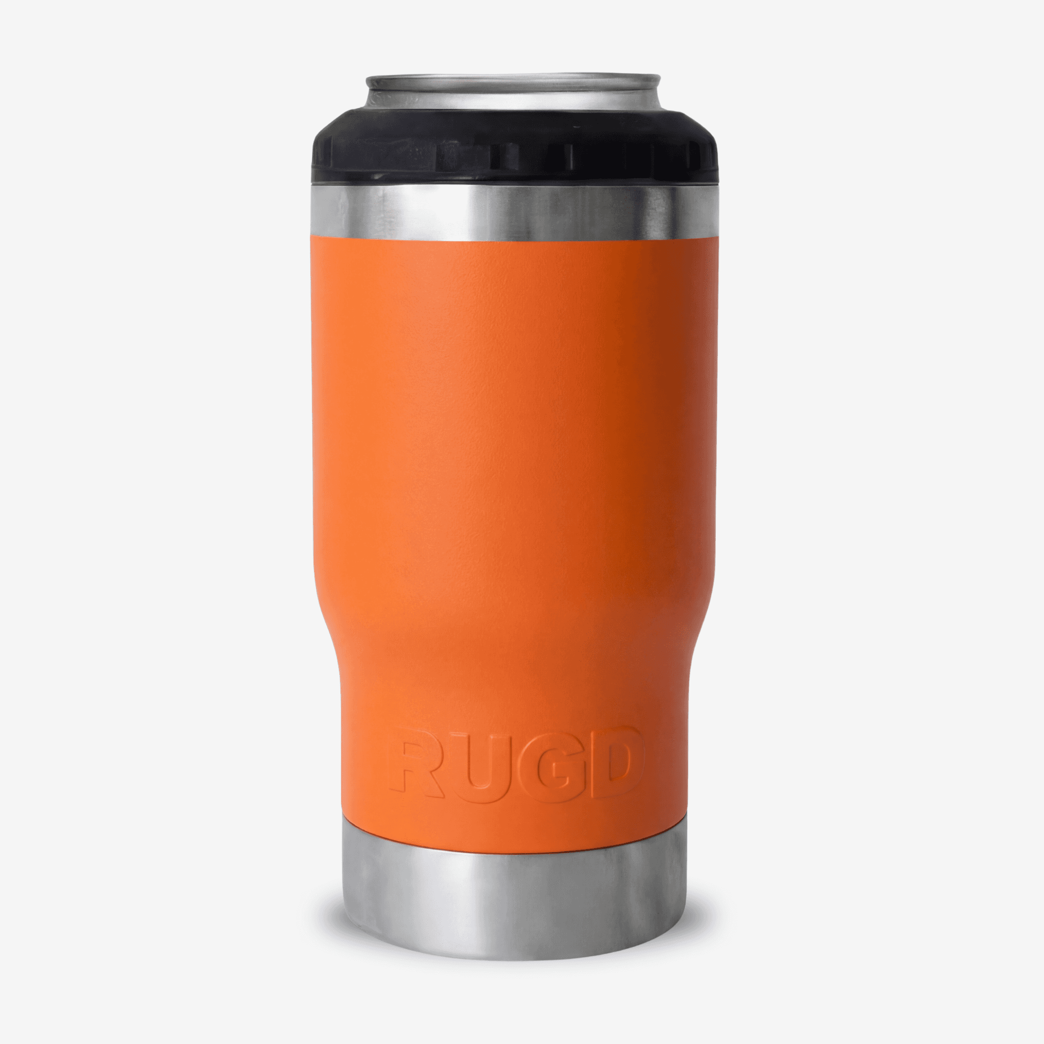 The StubCup® Orange | 5-in-1 Stubby Cooler and Coffee Cup | RUGD