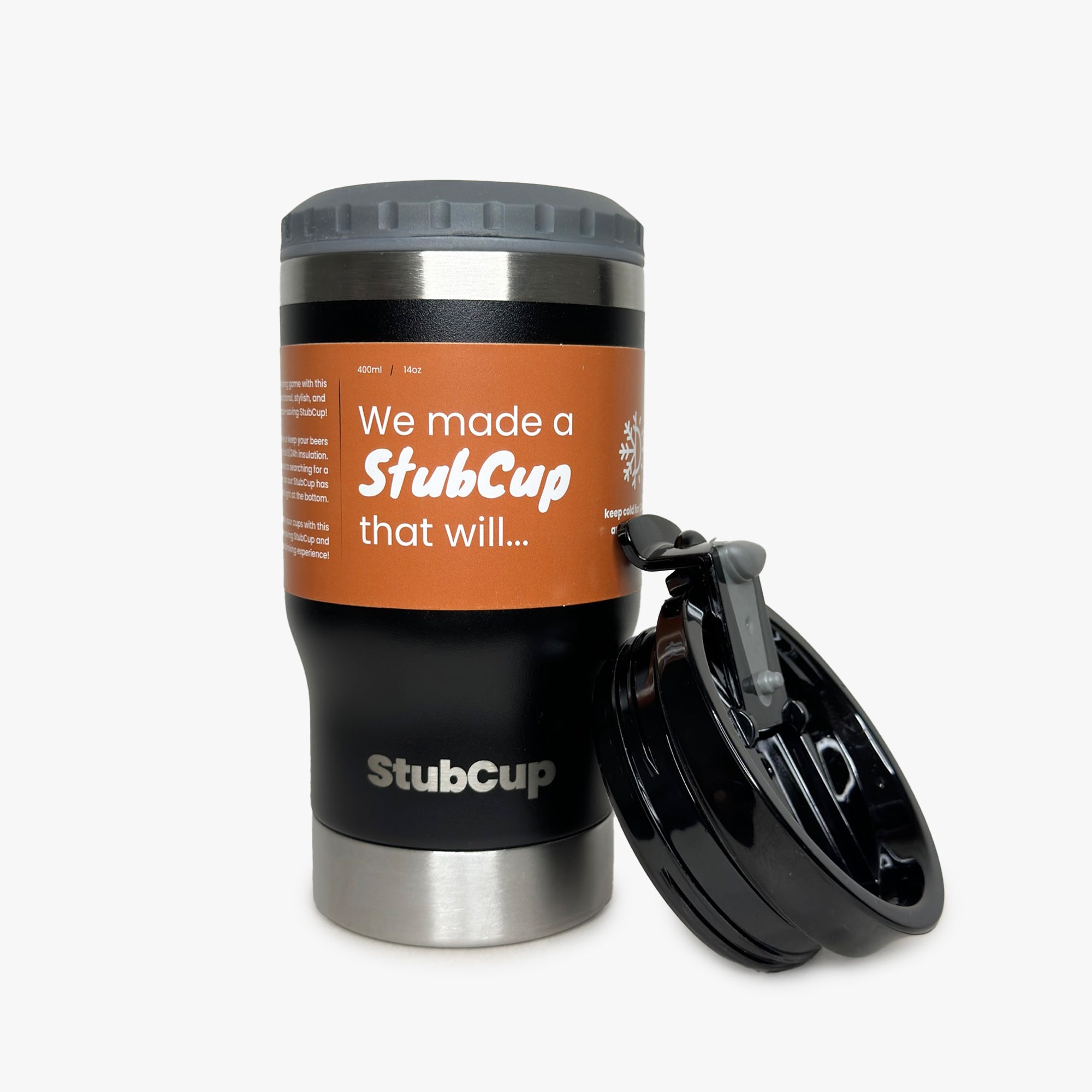 The StubCup | Ultimate 4-in-1 Travel Cup | Beers & Coffee | Get Rug'd